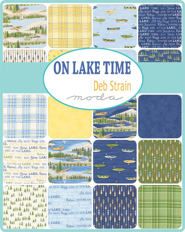 On Lake Time Fabric Collection by Deb Strain for Moda Fabrics — Fabric ...