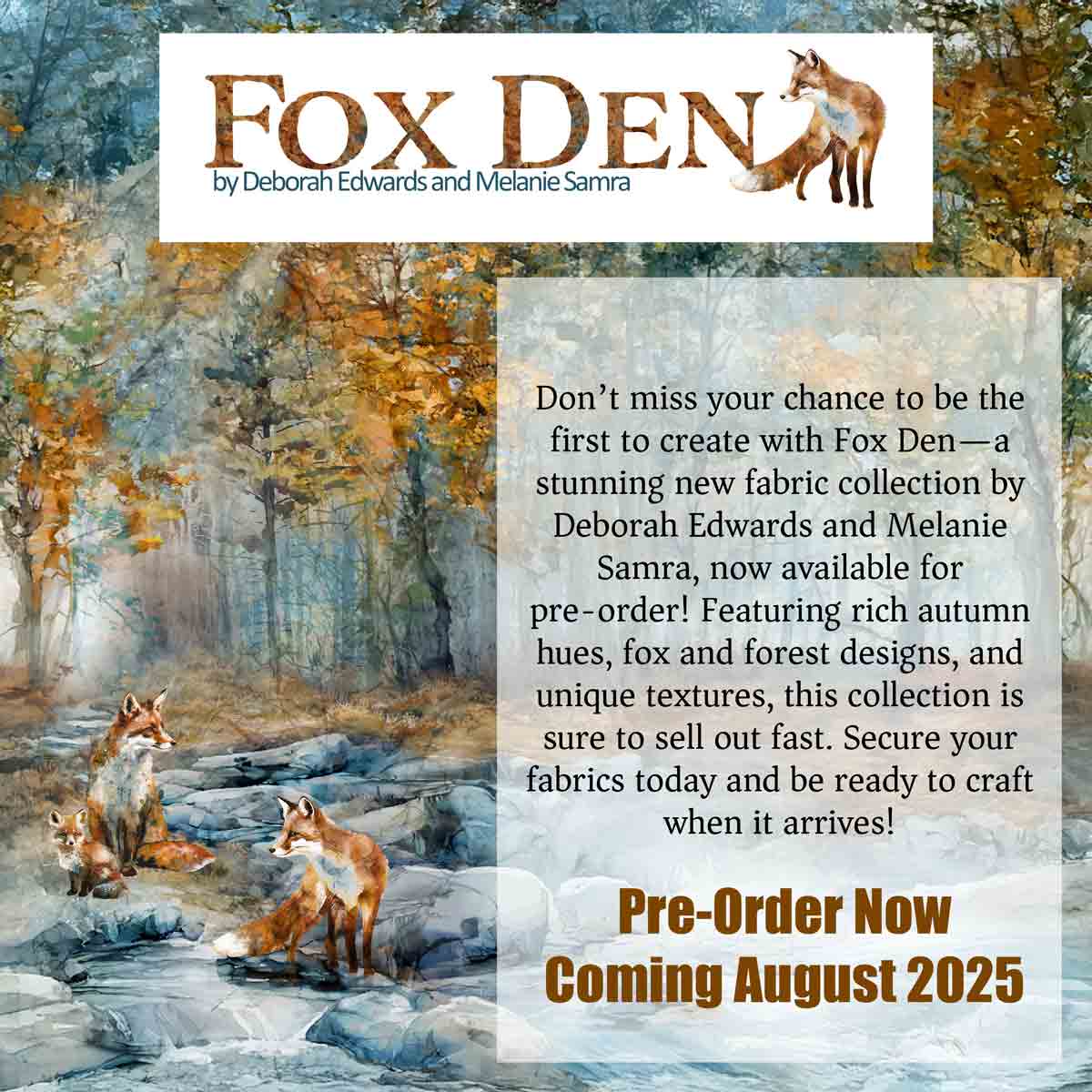 Fox Den Collection by Northcott — Fabric Roost, LLC