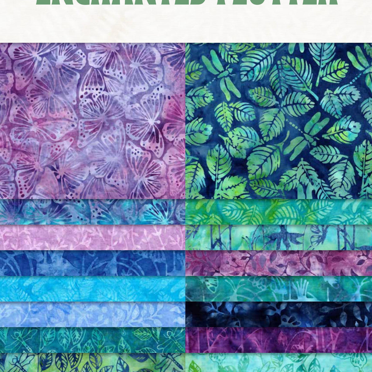 Enchanted Flutter Batik Fabric Collection – Vibrant Artisan Cotton ...
