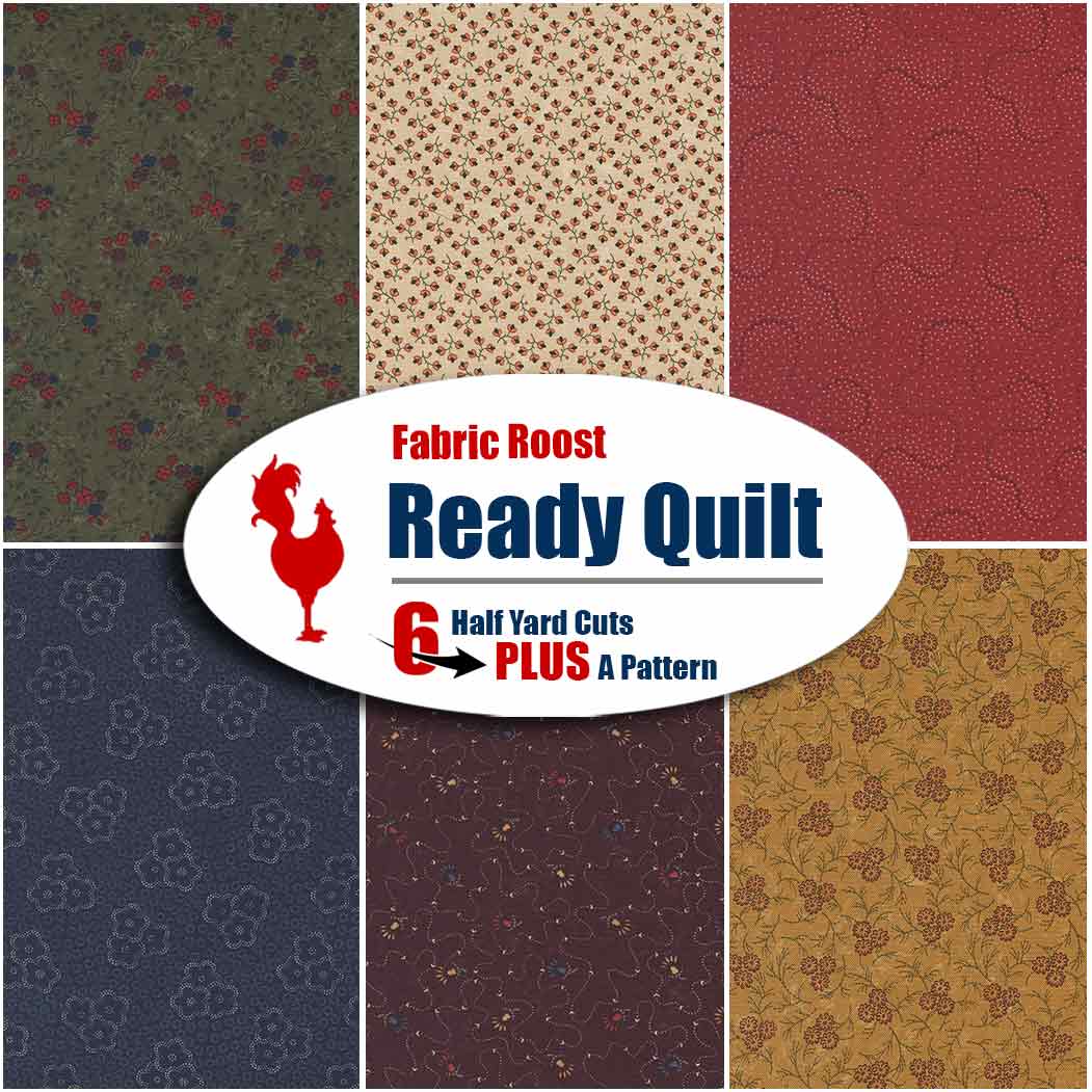 1047 Kansas Troubles Quilt Kit with Free Pattern – 6 Half-Yard Cuts ...