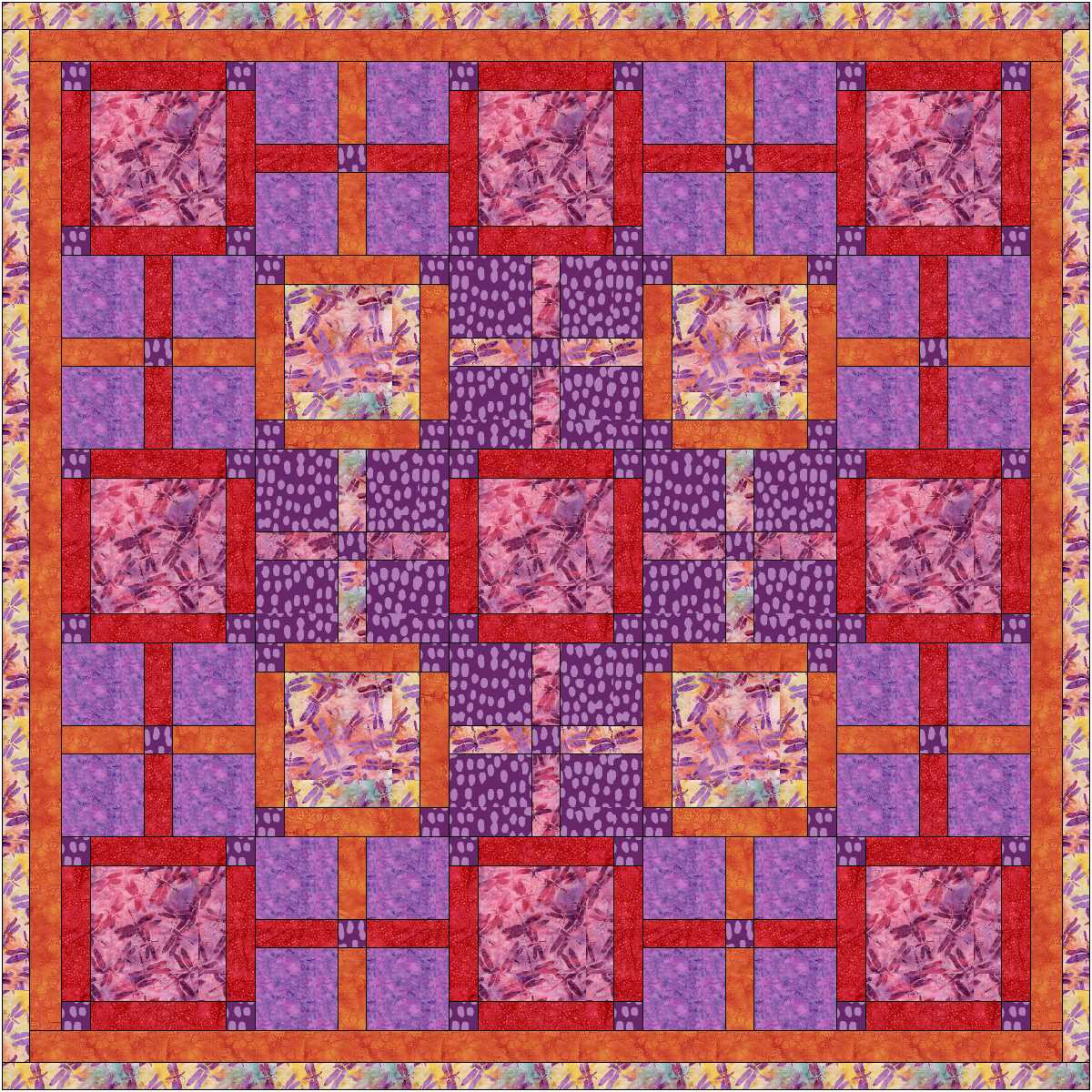 Backroads | Pattern | 50x50 — Fabric Roost