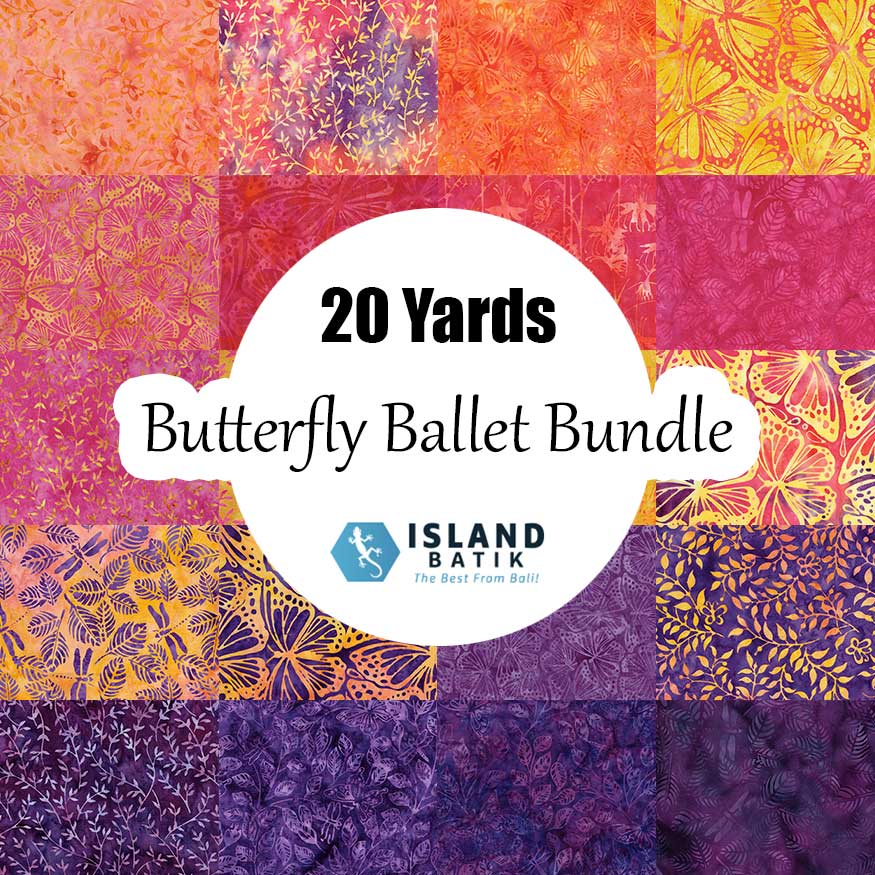 Butterfly Ballet Fabric Bundle | 20 Yard Quilting Cotton Set — Fabric ...