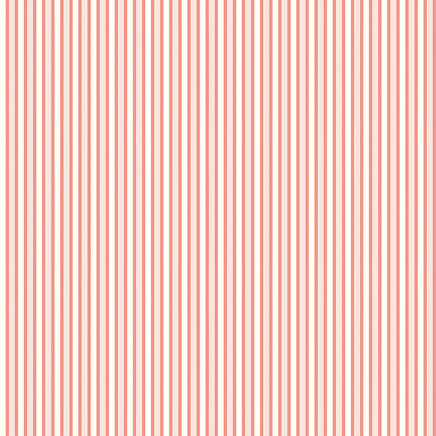 Melody Stripes Salmon Fabric | Riley Blake Designs Premium Cotton ...