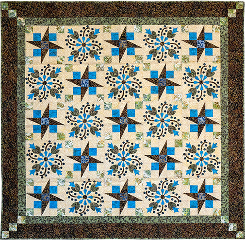 Explore Island Batik's Country Charm Fabric Collection: Sweet Pea Quilt ...