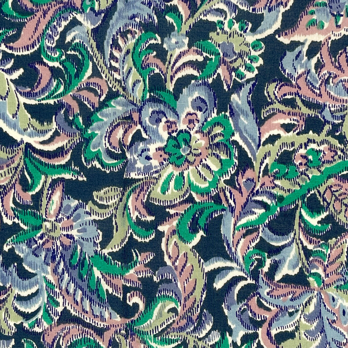 ESTATE SALE | Colorful Flowers & Leaves — Fabric Roost, LLC